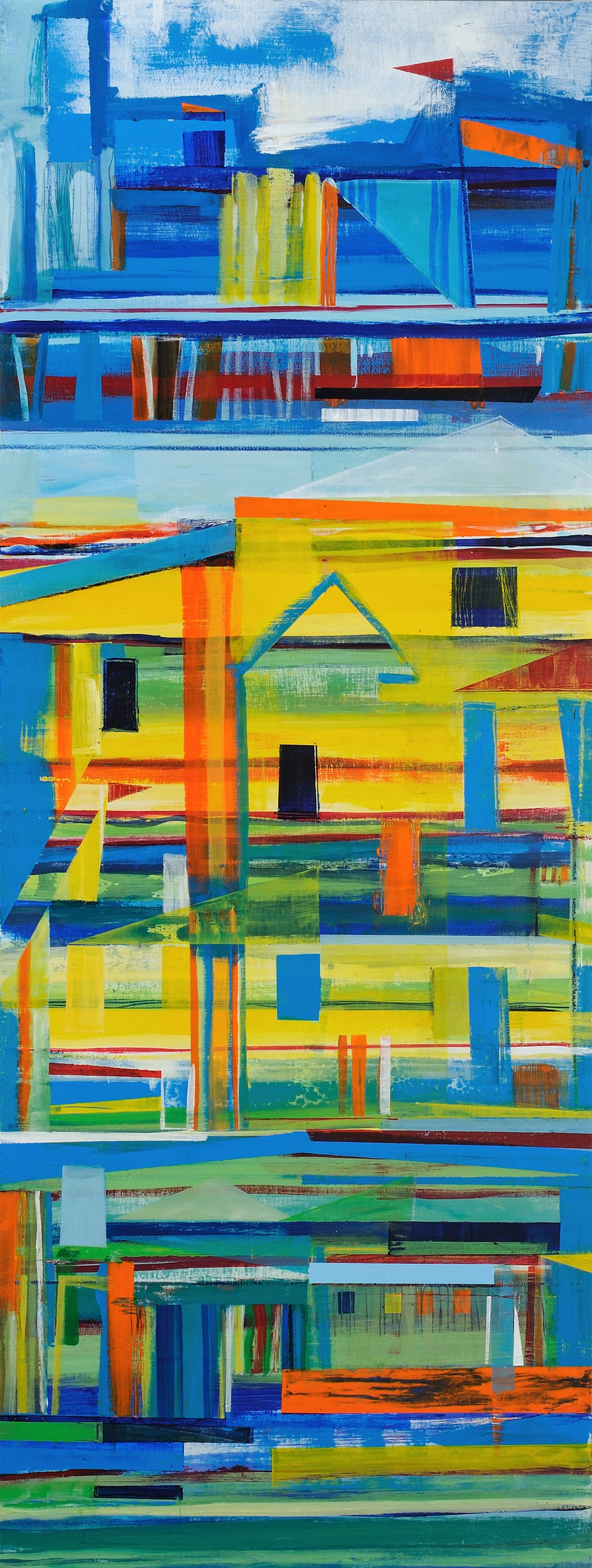 Ahoy Series - Contemporary abstract artistic paintings by Ann Pickett ...