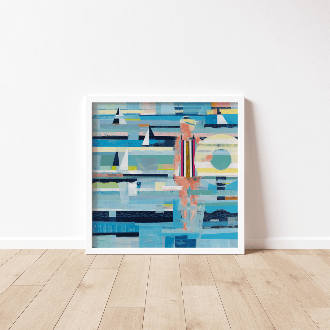 Ahoy Series - Contemporary abstract artistic paintings by Ann Pickett ...